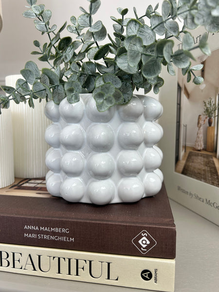 White Bobble Plant Pot – Abode